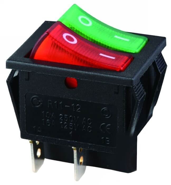DPDT rocker switch – R11-12 – Pentaras Motors