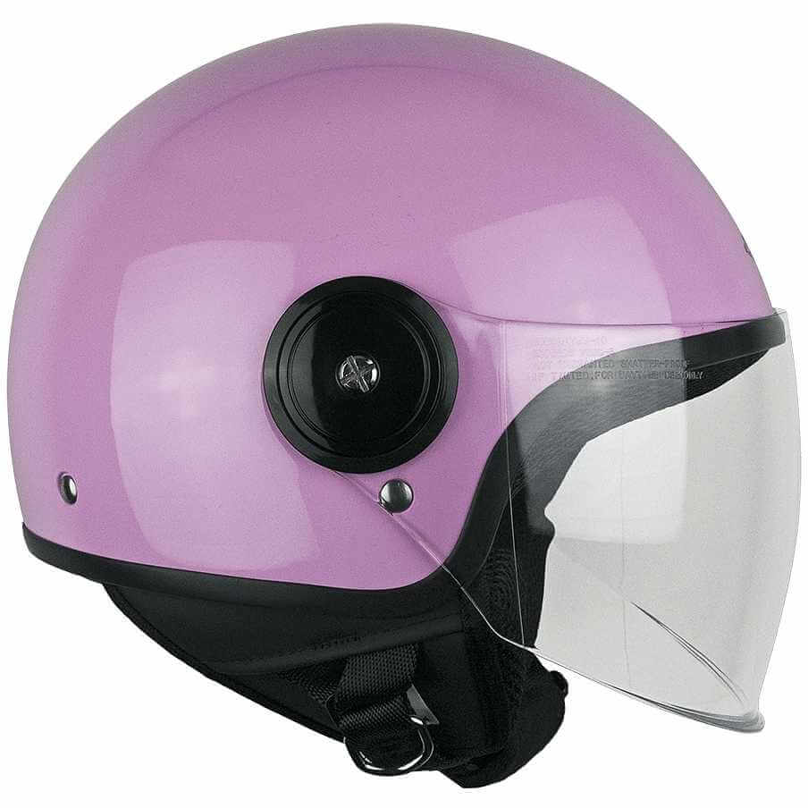 SKA-P Demi-Jet Motorcycle Helmet Ska-P 1WH WOLLI MONO Long Wisteria ...